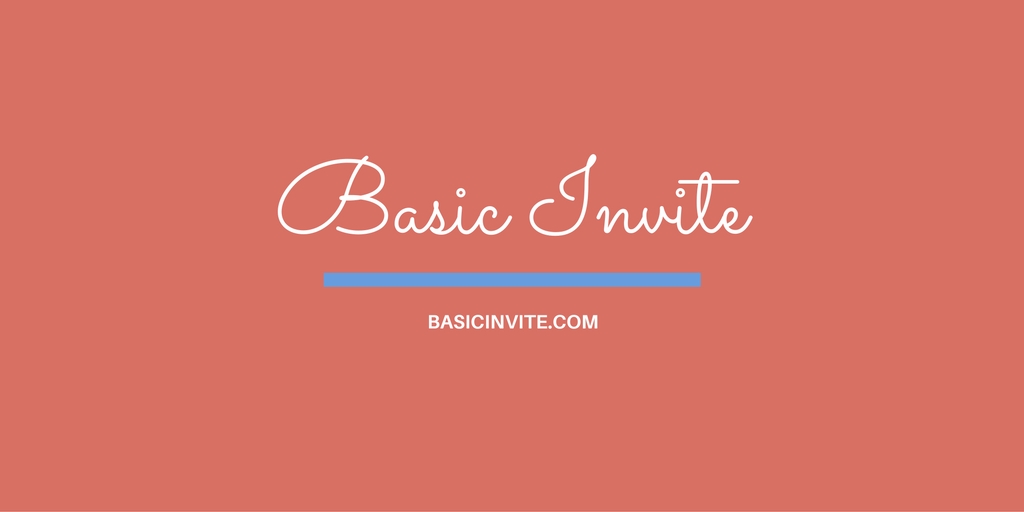 Basic Invite for all your Invitational Needs - Verified Mom