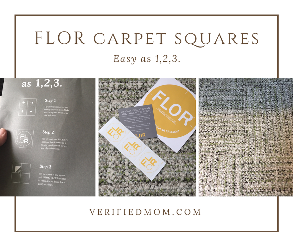 FLOR Carpet Squares in the Office! {Review} - Verified Mom