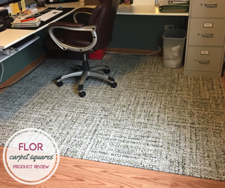FLOR Carpet Squares in the Office! {Review} - Verified Mom